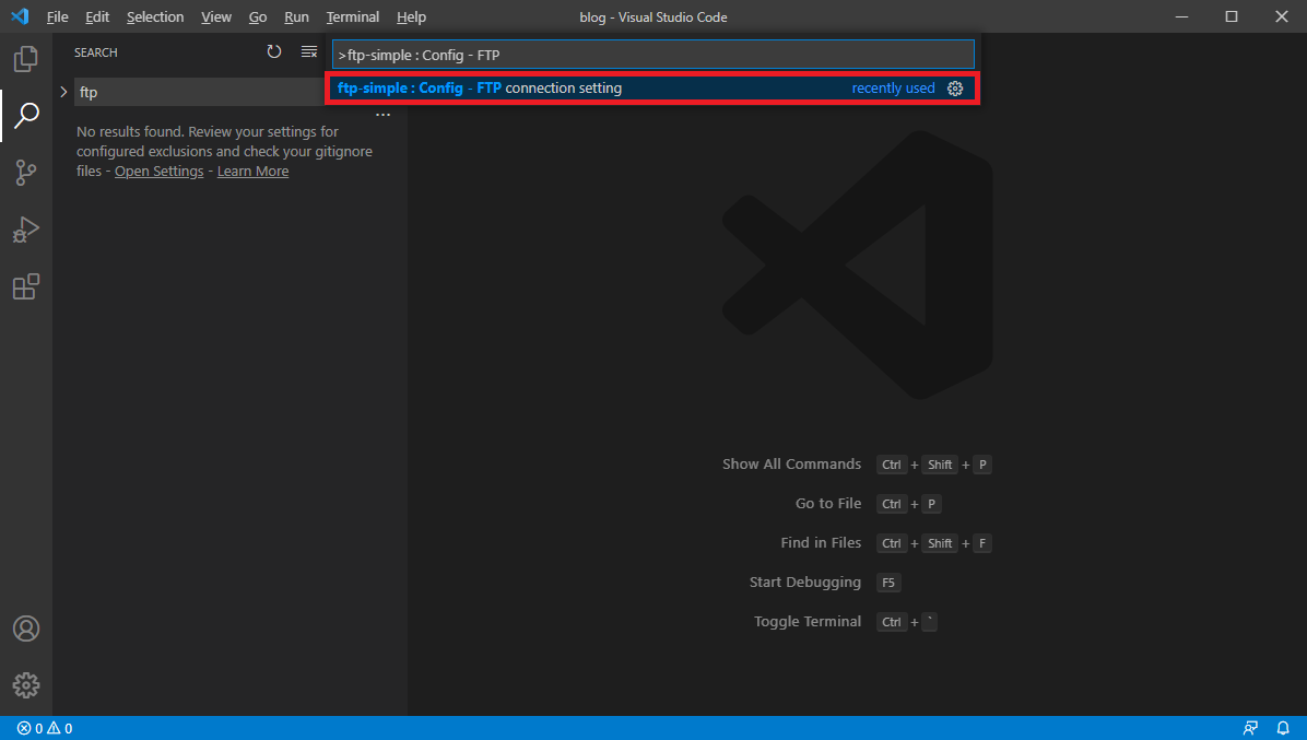 Setting Vscode Ftp Sftp 접속 Opendocs Blog