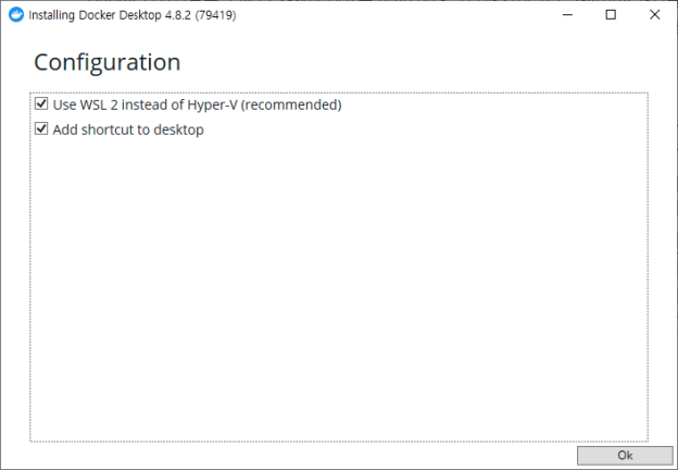 Setting Windows Docker 설치 Opendocs Blog